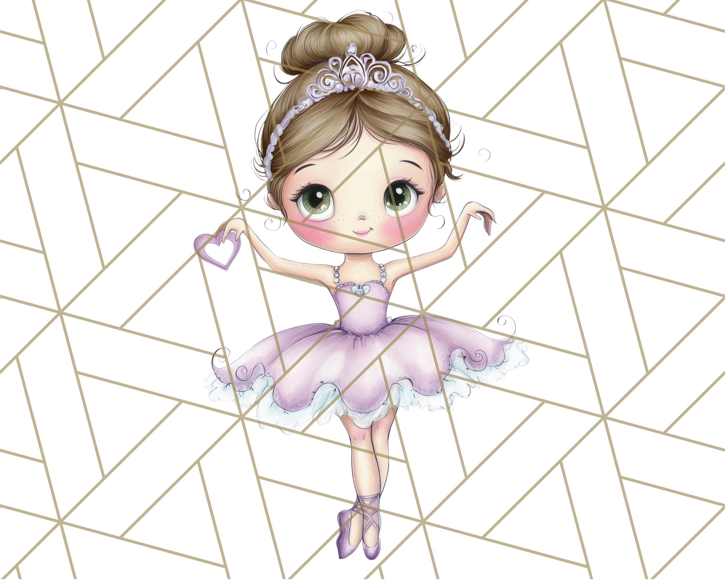Ballerina Clipart PNG, Cute Ballet Girl Clip Art, Tutu Princess PNG ...