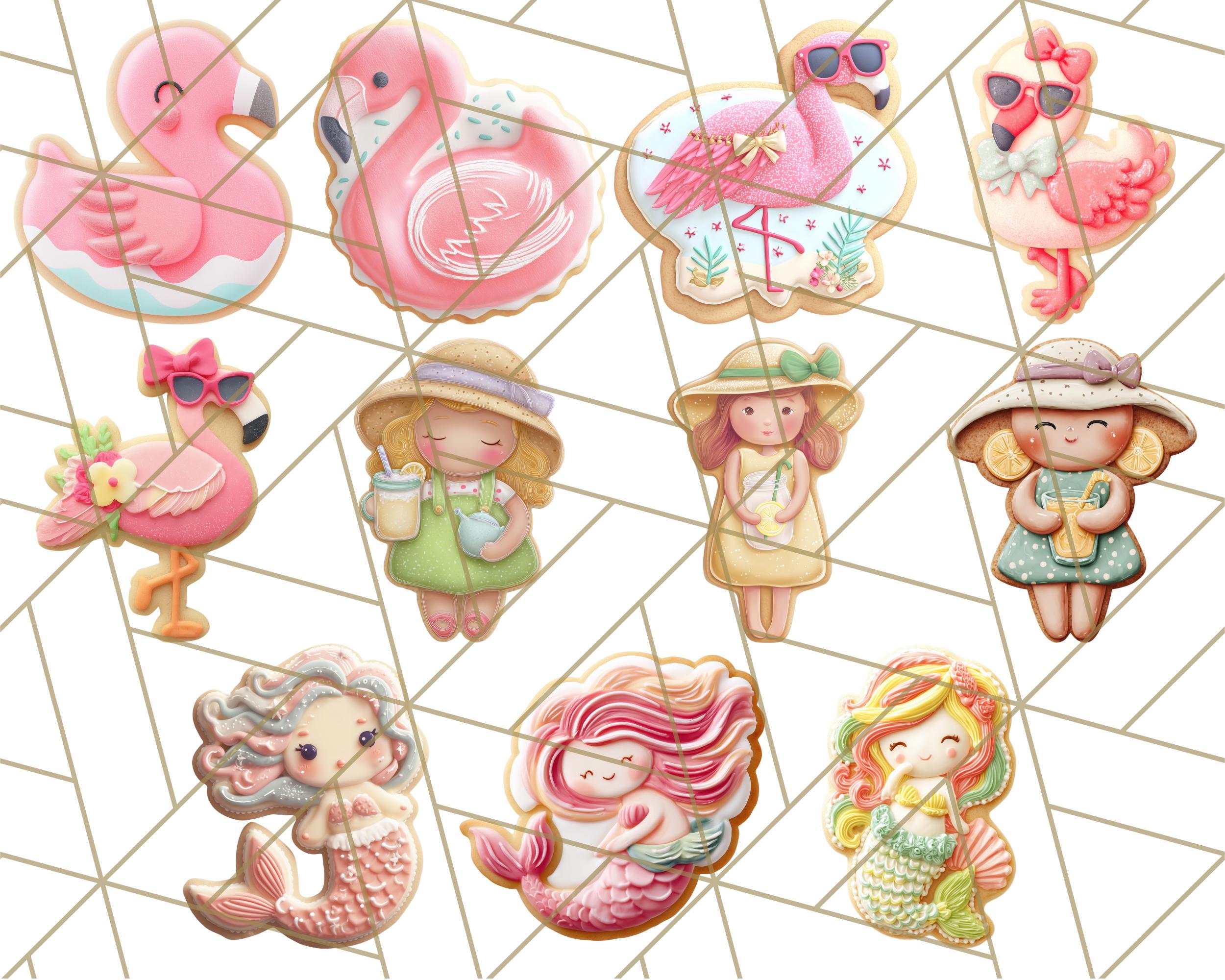88 Png, Summer Cookie Clipart, Cute Summer Character PNG, Beach Cookie ...
