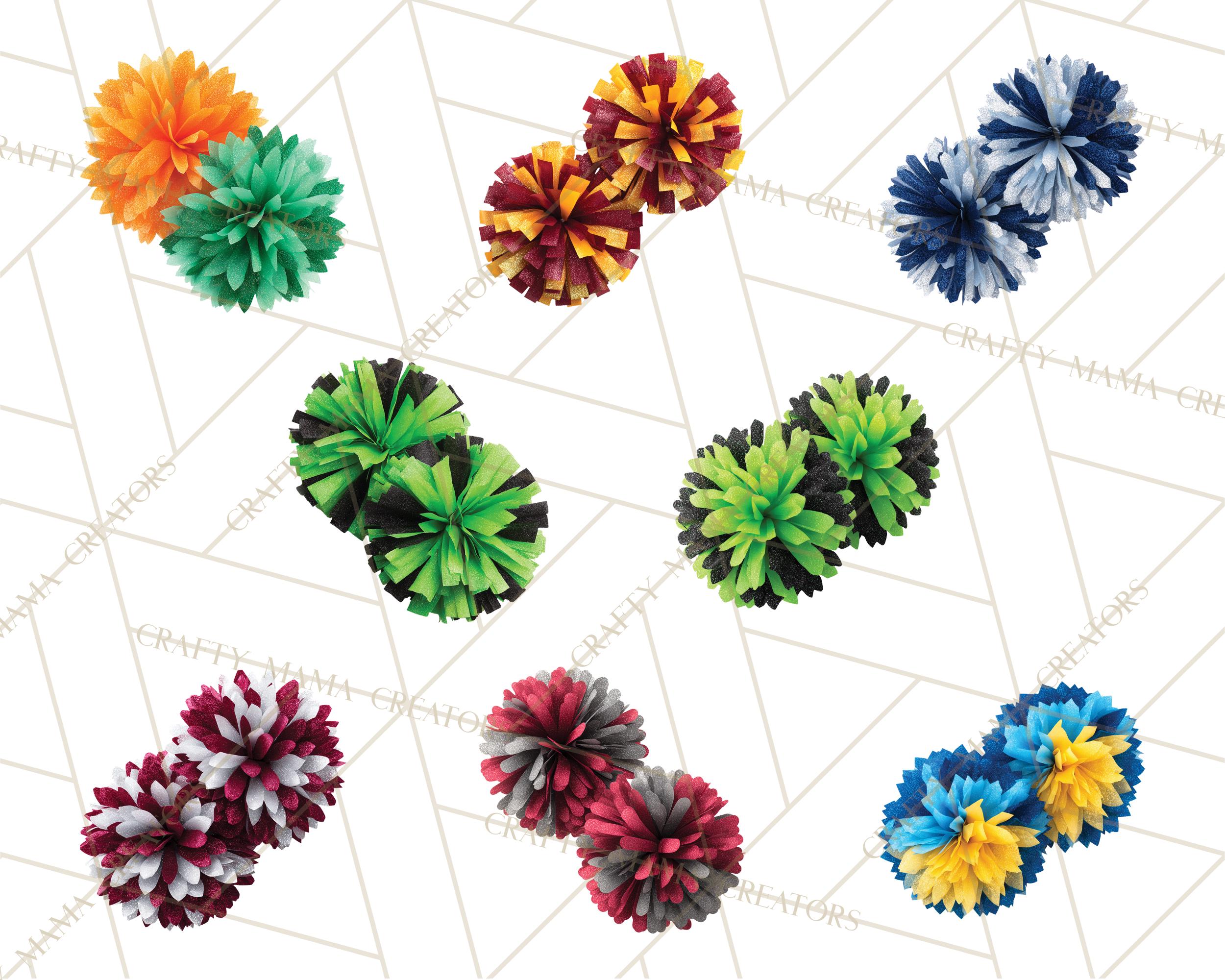 68 Png, Cheerleader PNG Clipart, Cheer Poms and Megaphone Clip Art ...