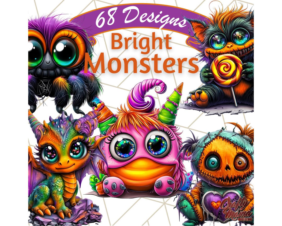 68 Png, Halloween Png, Monster Clipart, Halloween Monsters Clip Art ...