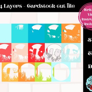 3D Gnome Svg Shadow Box, Summer Svg Shadowbox, Ocean Svg 3D Layered ...