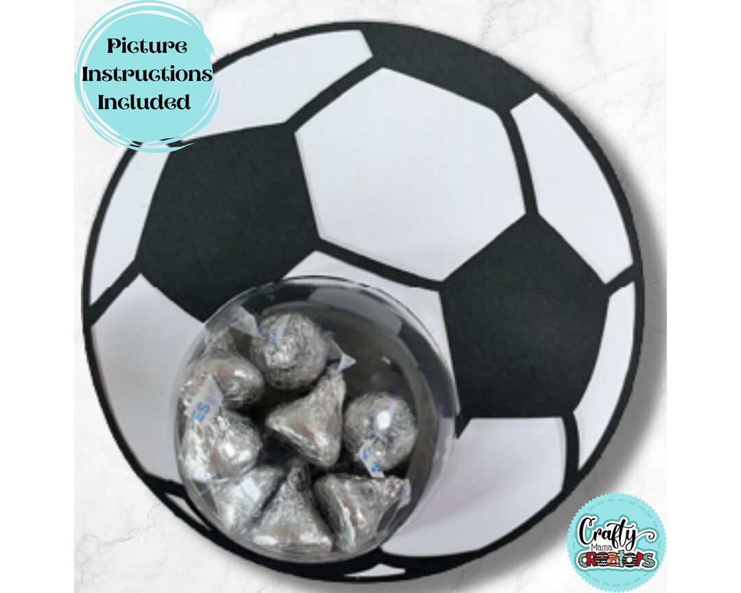 Soccer Candy Dome Svg, Kids Sports Svg, Soccer Svg, Sport Candy Holder ...