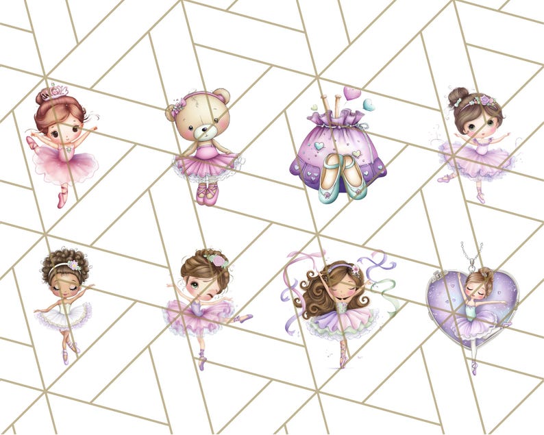 Ballerina Clipart PNG, Cute Ballet Girl Clip Art, Tutu Princess PNG ...