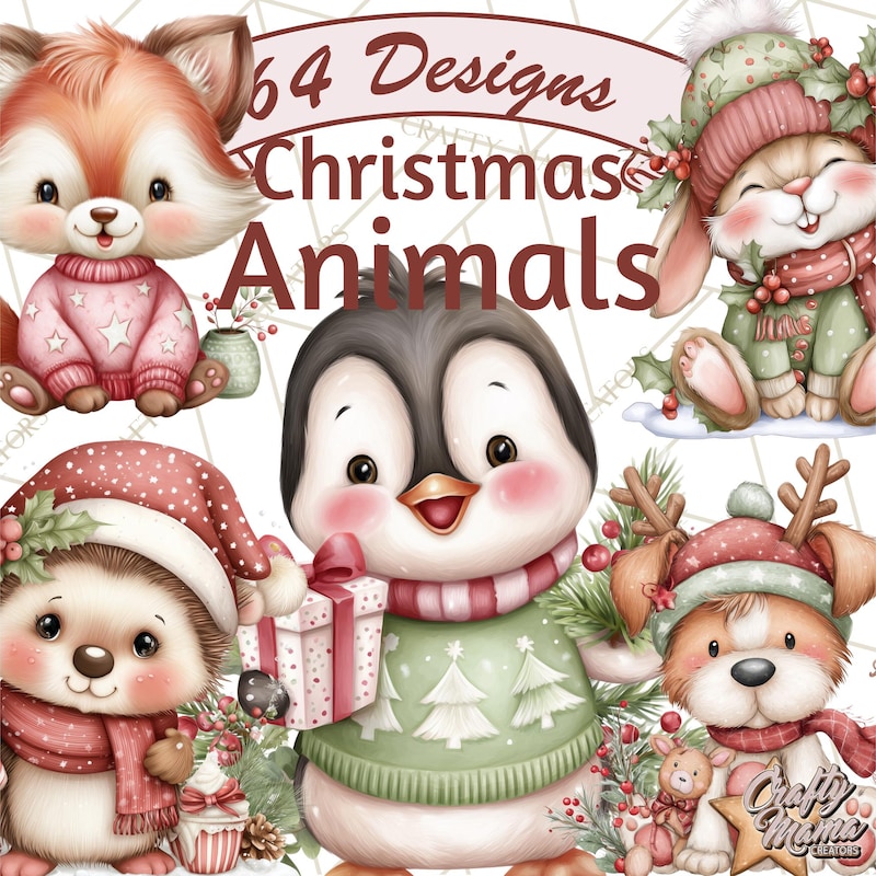 Cute Animal Clipart - Etsy