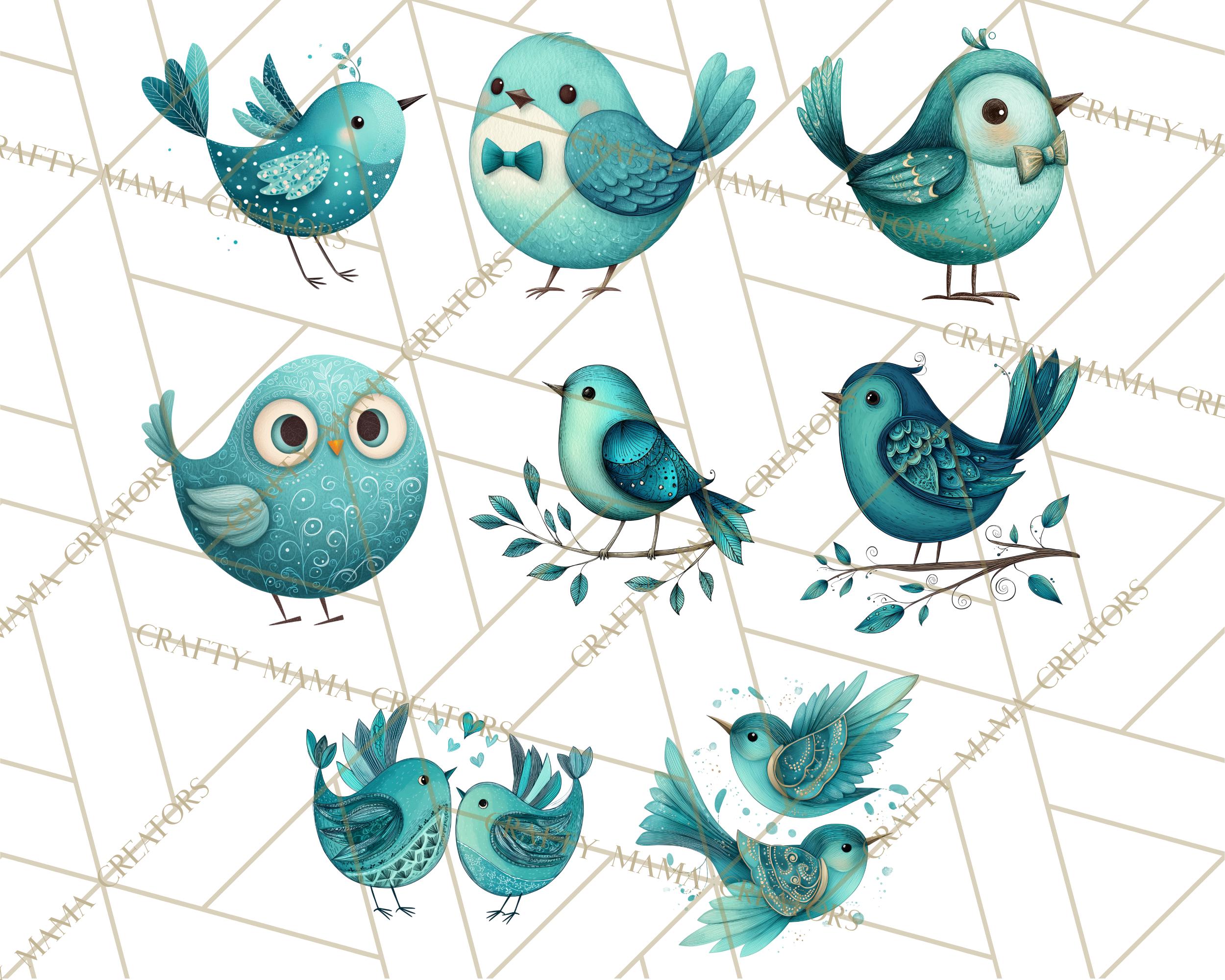 56 Png, Whimsical Bird Doodle Clipart PNG, Cute Colorful Bird Sketches ...