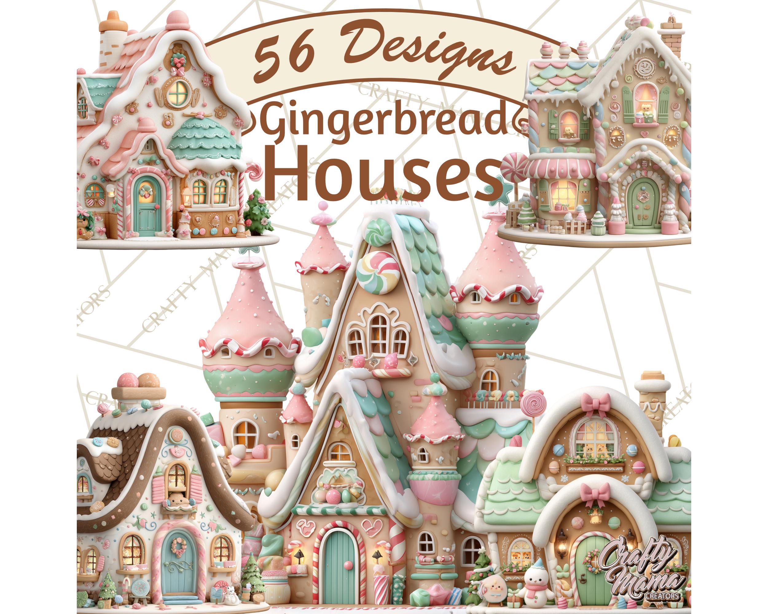 56 Png, Gingerbread Houses Clipart PNG, Christmas Gingerbread Houses ...