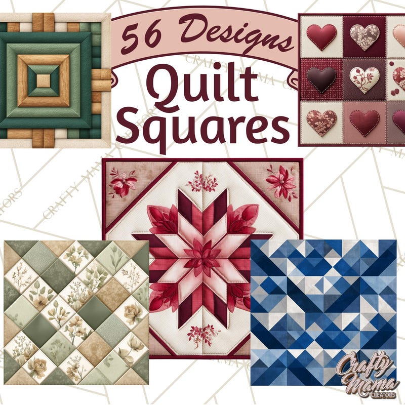 Folk Art Patchwork Quilt - Etsy UK