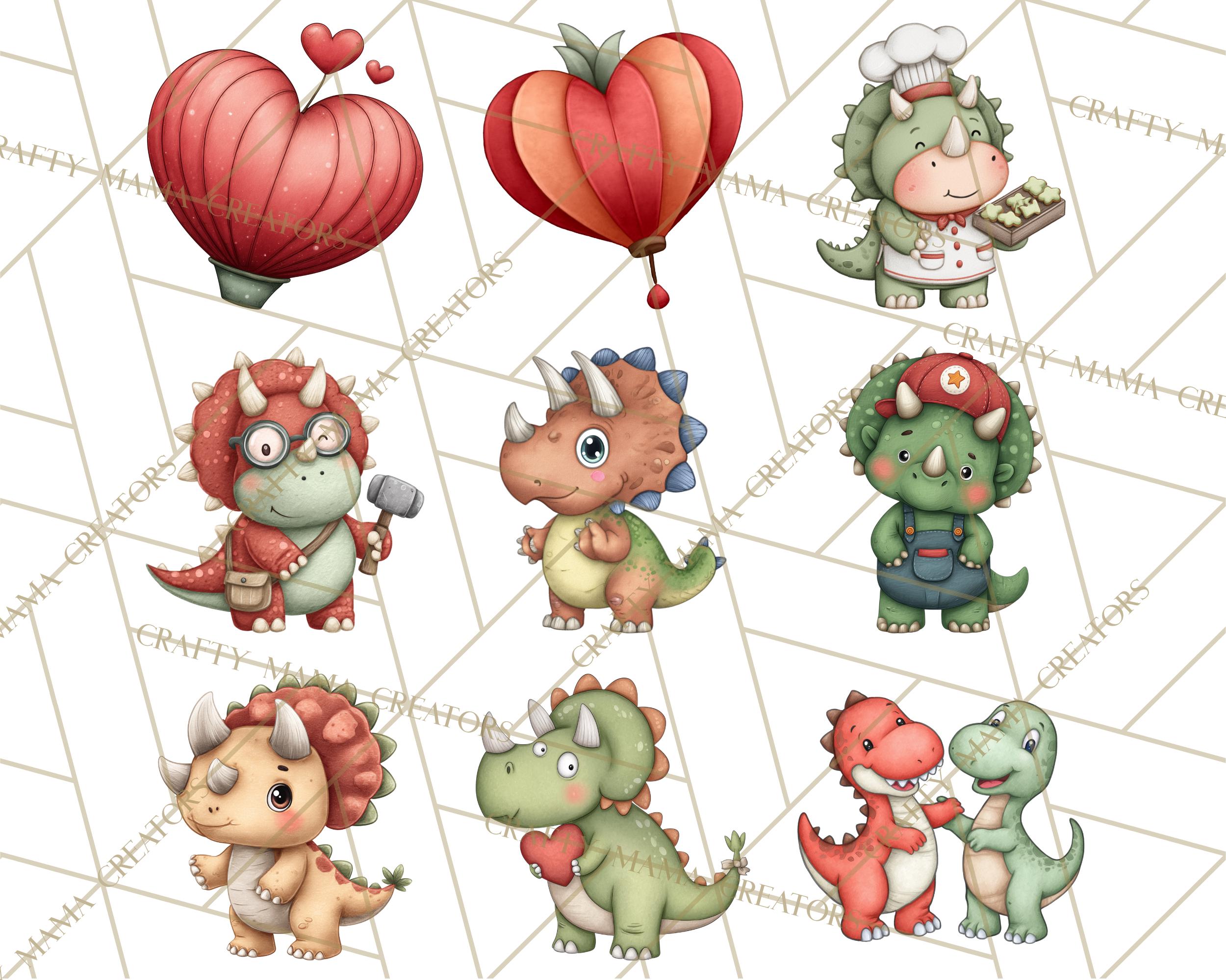 68 Png, Dino-mite Clipart PNG, Cute Baby Dinosaur Valentine Clip Art, T ...