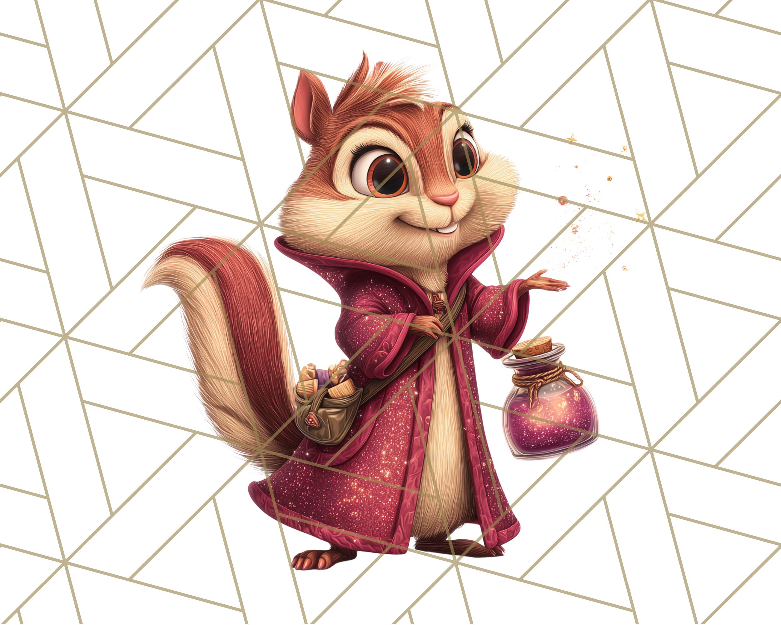 Forest Alchemist Animals Clipart, Woodland Potion Makers PNG, Cute ...