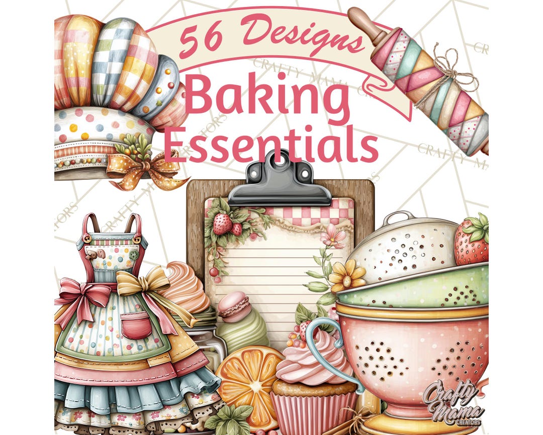 56 Png, Kitchen Clipart, Baking Tools PNG, Cooking Icons, Printable ...
