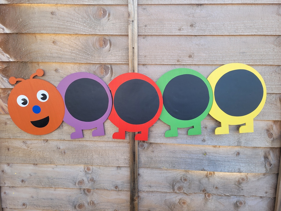 Extra Large Chalkboard Caterpillar, Rainbow, Learning Resources ...