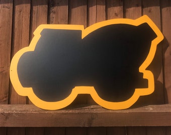 Large, Digger, Tractor Shaped Outdoor Chalkboards, Garden Toys ...