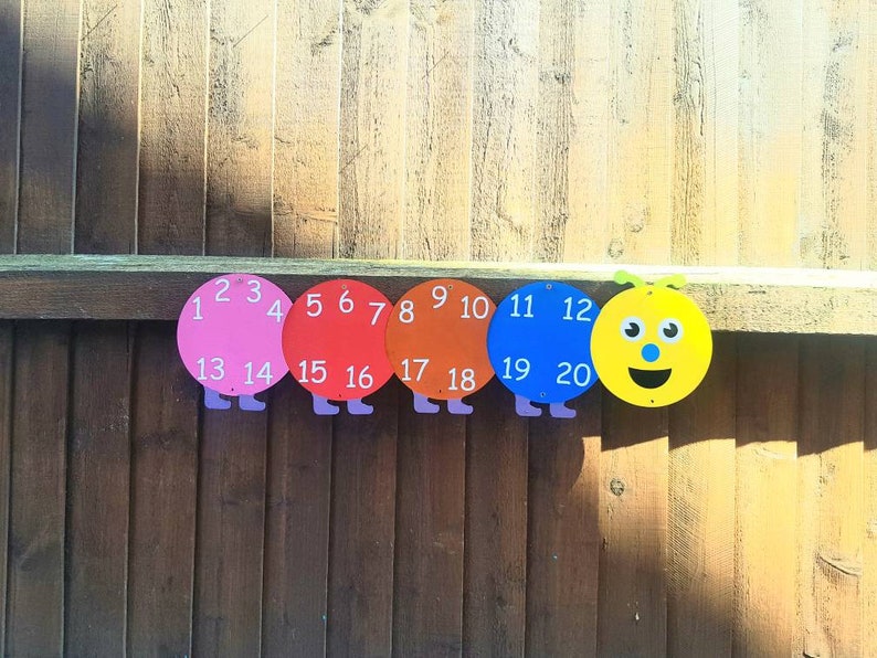 Large Number Caterpillar Alphabet Rainbow Learning - Etsy