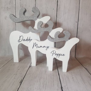 Freestanding Reindeer Family , Christmas Decorations, Various Sizes ...
