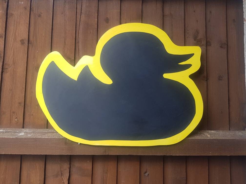 Large, Duck, Shaped Outdoor Chalkboards, Garden Toys, Preschool, Early ...