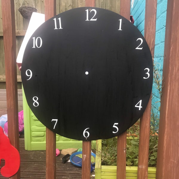 Chalkboard Clock - Etsy