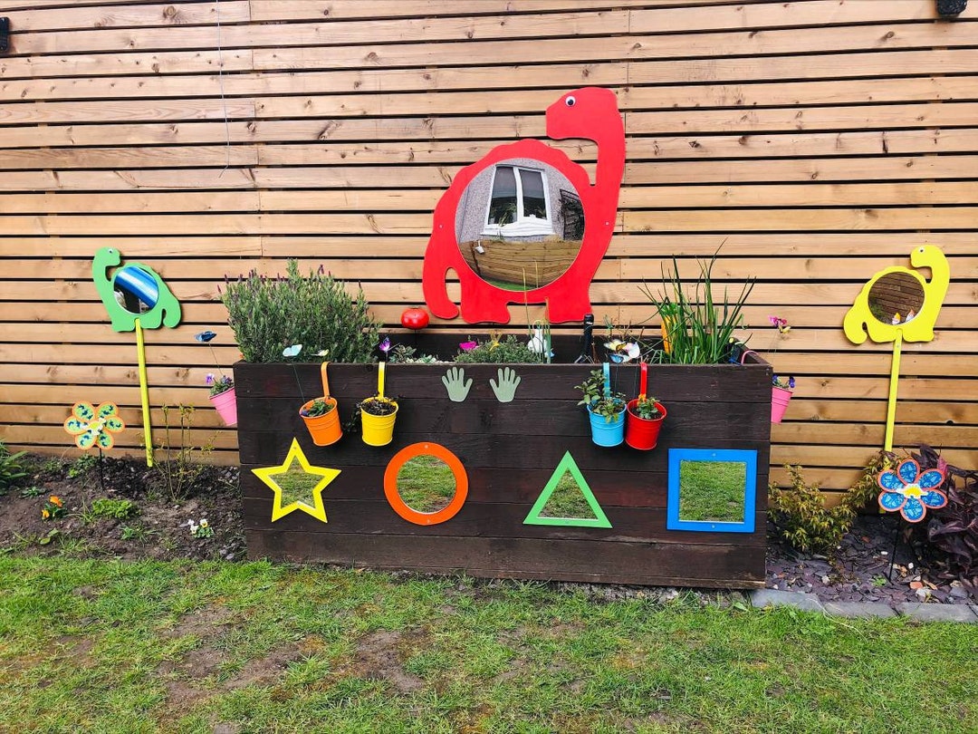 Set of ACRYLIC Sensory Mirrors, Shapes, Triangle, Square, Circle, Star ...