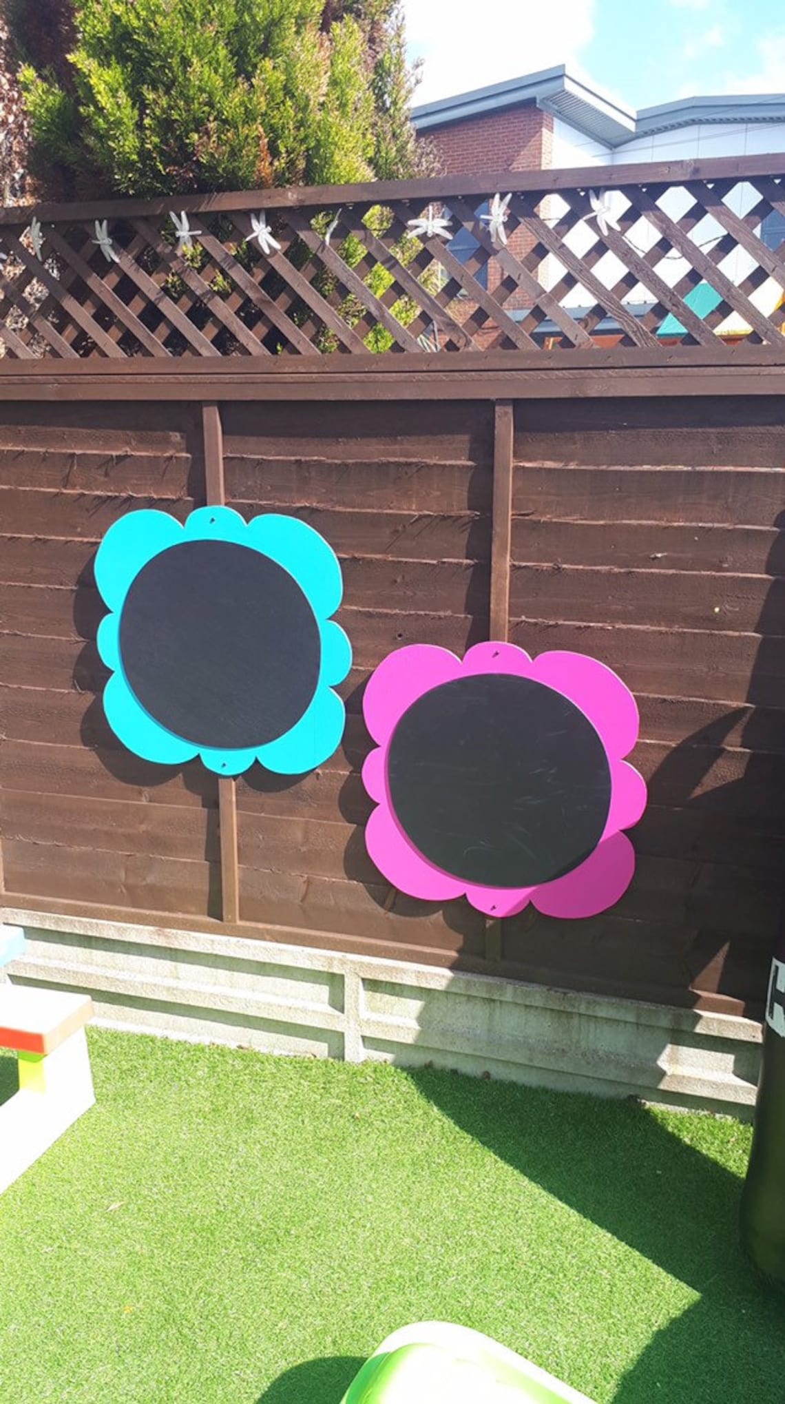 Large Flower Chalkboard for Garden Toys Blackboard Daisy - Etsy