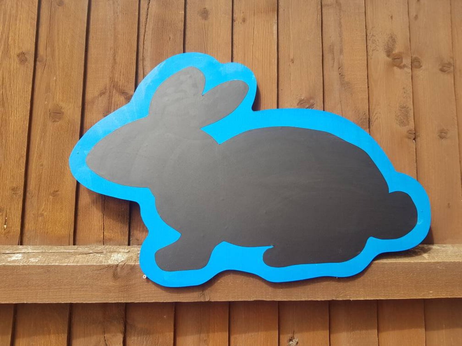 Rabbit Shaped Chalkboard, Suitable for Indoor and Outdoor Use, Wooden ...