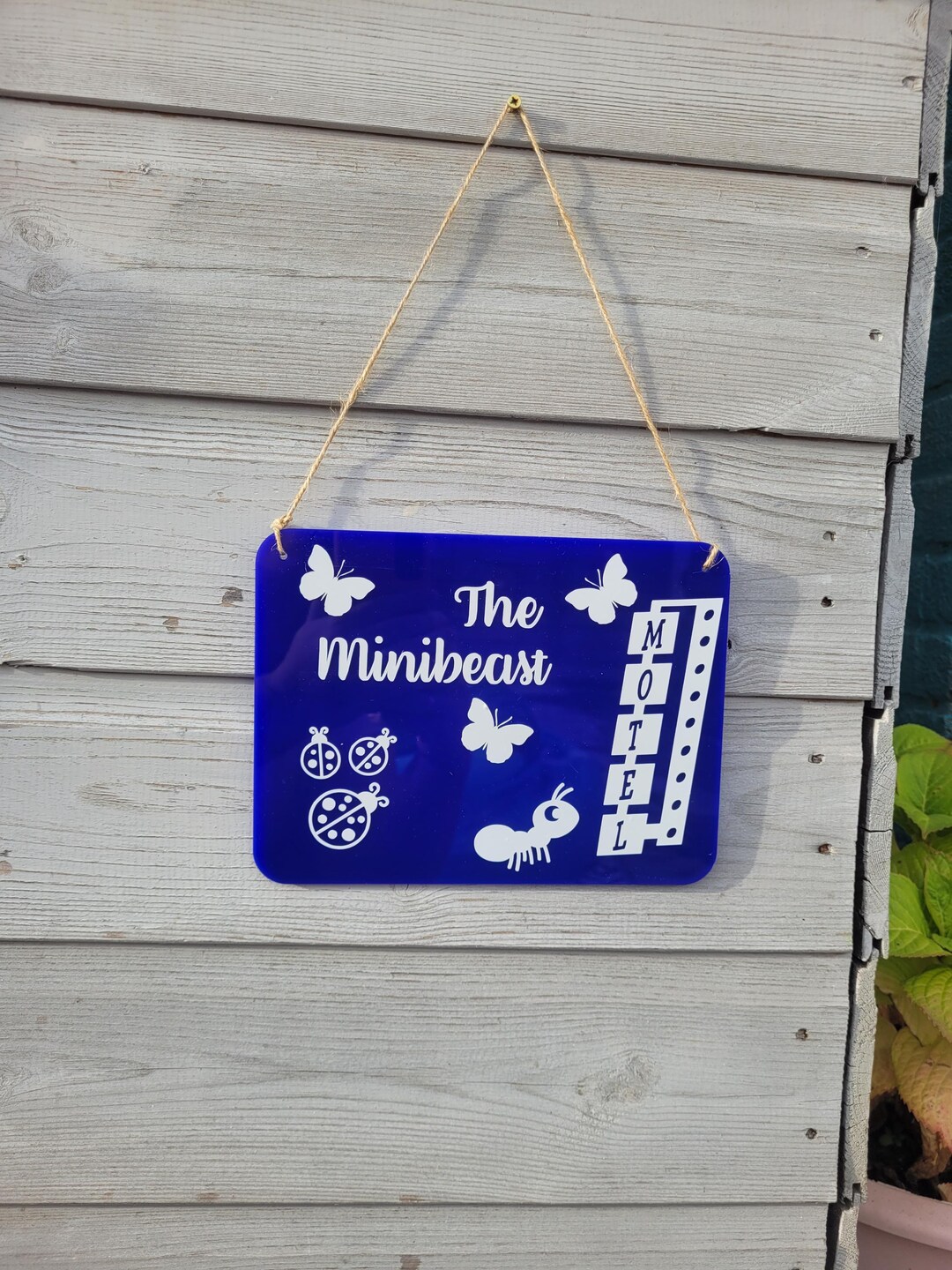 Custom Acrylic Garden Chalkboard Sign: Personalized Play Area Plaque - Etsy