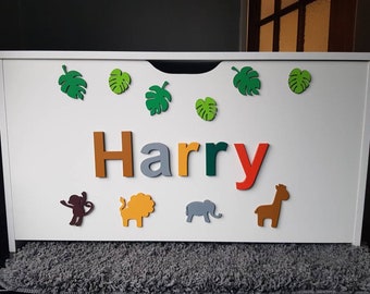 Jungle Toy Box - Etsy