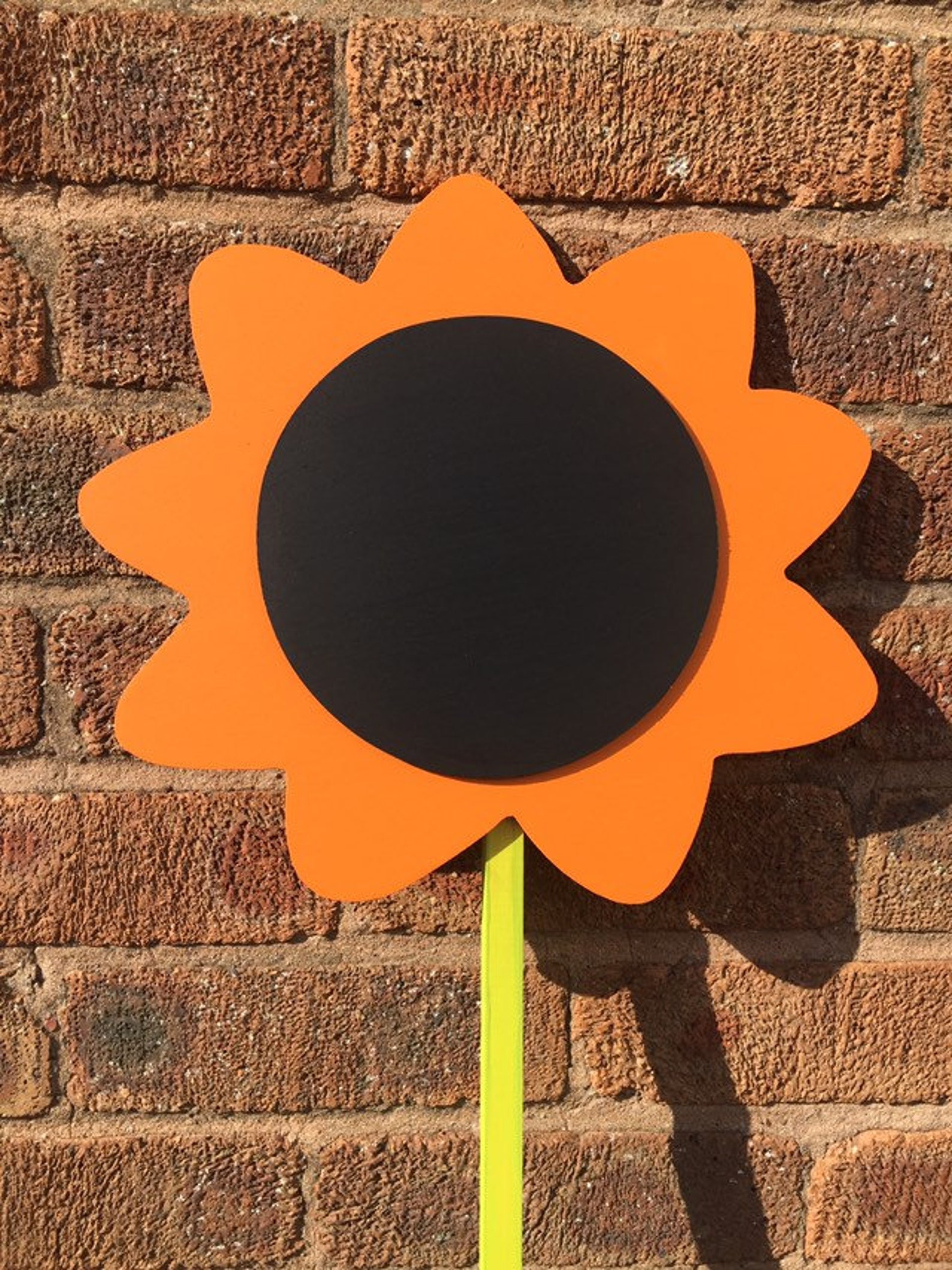 Sunflower Shaped Outdoor Chalkboards Garden Toys Preschool | Etsy