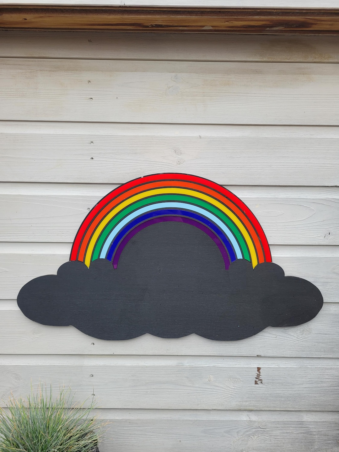 Large Rainbow Chalkboard for Garden Toys, Blackboard, Daisy, Preschool ...