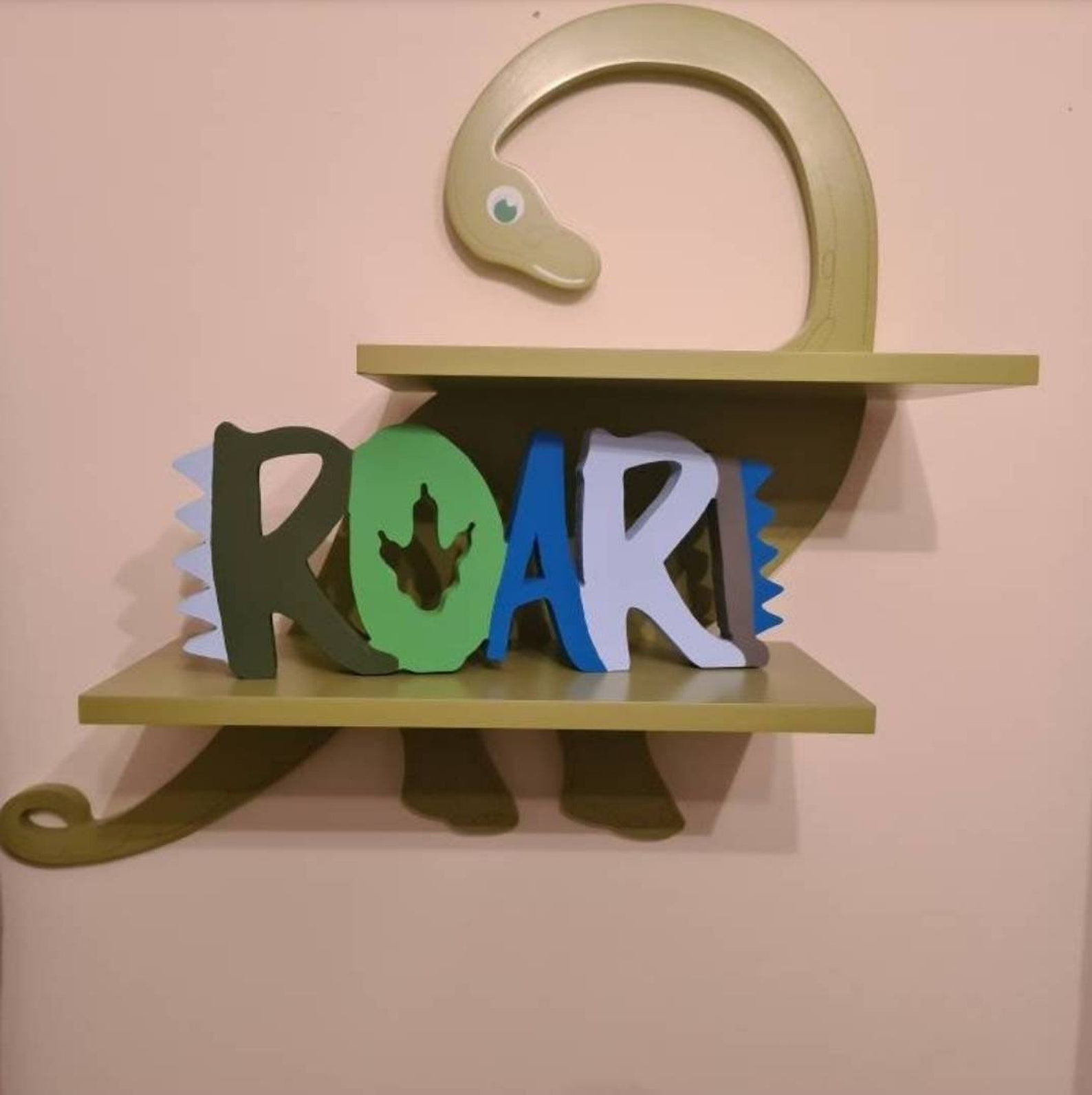 Roar Dinosaur Wooden Sign Dino Letters Freestanding - Etsy