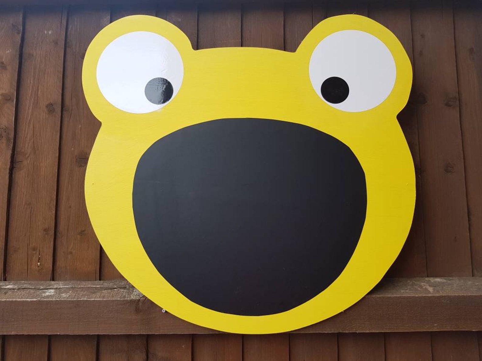 Large Frog Head Shaped Outdoor Chalkboards Garden Toys - Etsy