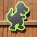 Large, T-rex, Dinosaur Shaped Outdoor Chalkboards, Garden Toys ...