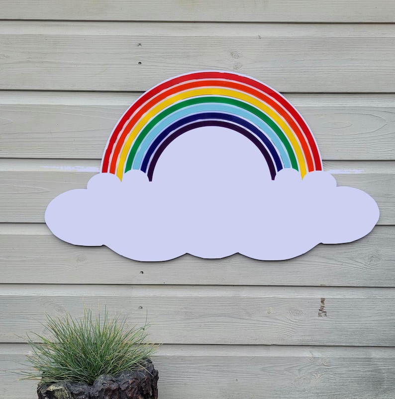 Large Rainbow White Board, for Garden Toys, Dry Wipe Pen, Daisy ...