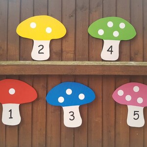 Toadstool, Mushroom, Number and Dots, Rainbow, Learning Resources ...