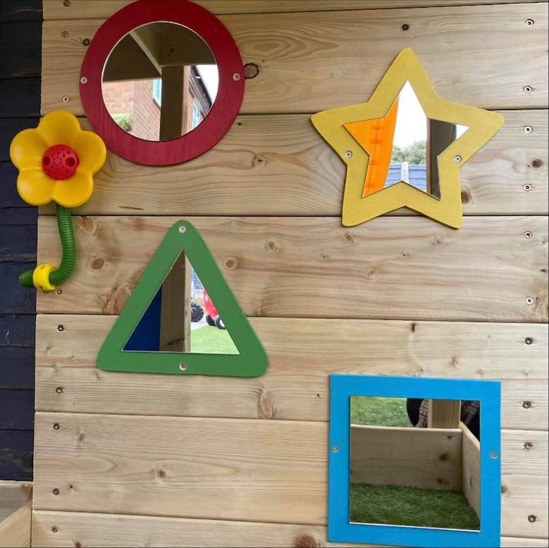 Set of Sensory Mirrors Shapes Triangle Square Circle | Etsy