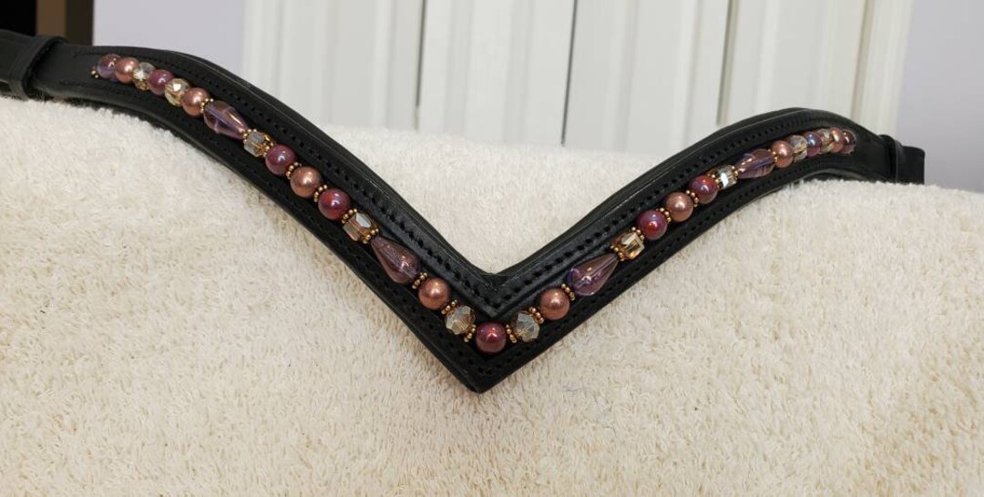 2" Large Bridle Loop Warmblood/large Horse 17" Size V-shape Dressage ...