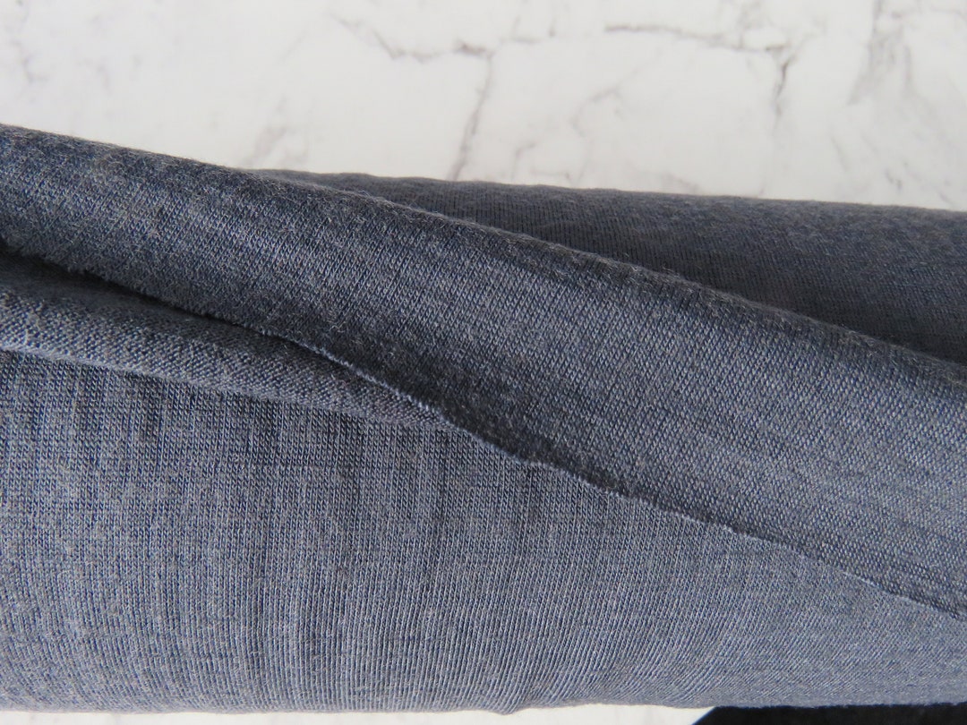 1.5m Merino Wool Knit Fabric by Metre Jersey Merino Blends With ...