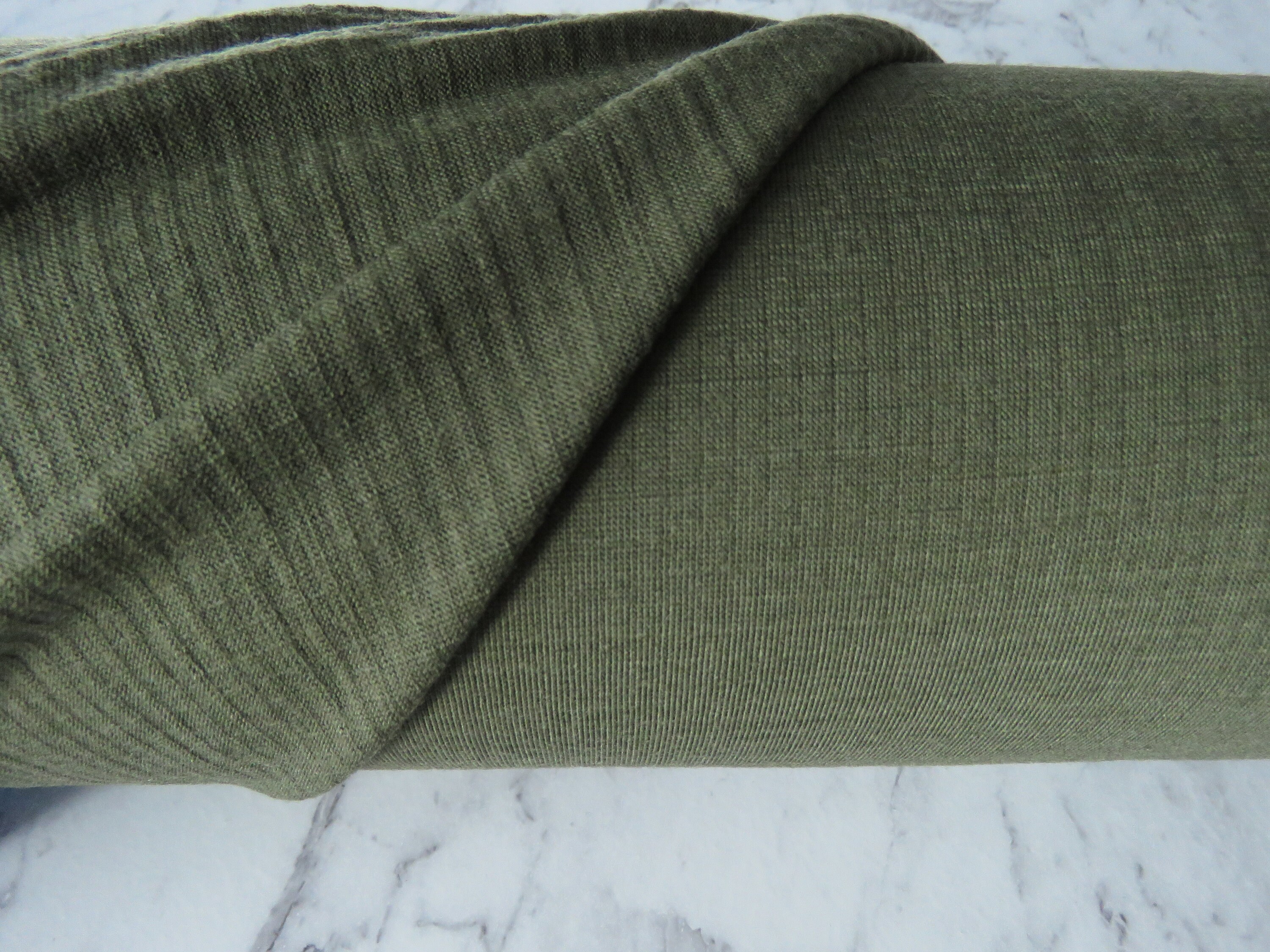 3 Metres Merino Wool Knit Fabric Merino Blends Olive Green - Etsy Hong Kong