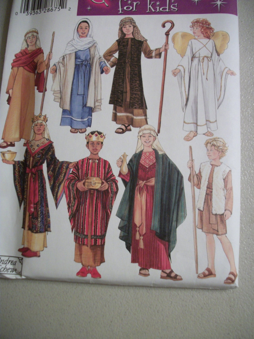 Simplicity 4797 Nativity Childrens (girls and Boys) Costumes (sizes S ...