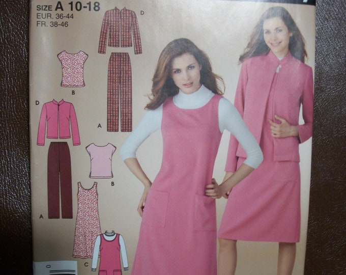 Simplicity 7803 Misses AA: XS, S, M A-line "car" Coat. With or Without ...