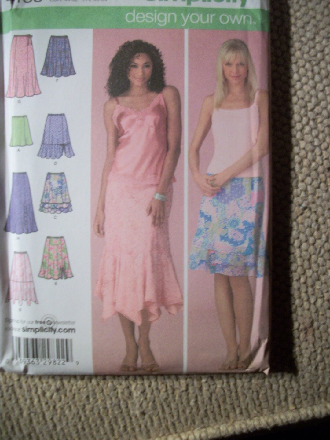 Simplicity 4138 Misses /miss Petite (size K5 8-10-12-14-16) and (Y5 18 ...