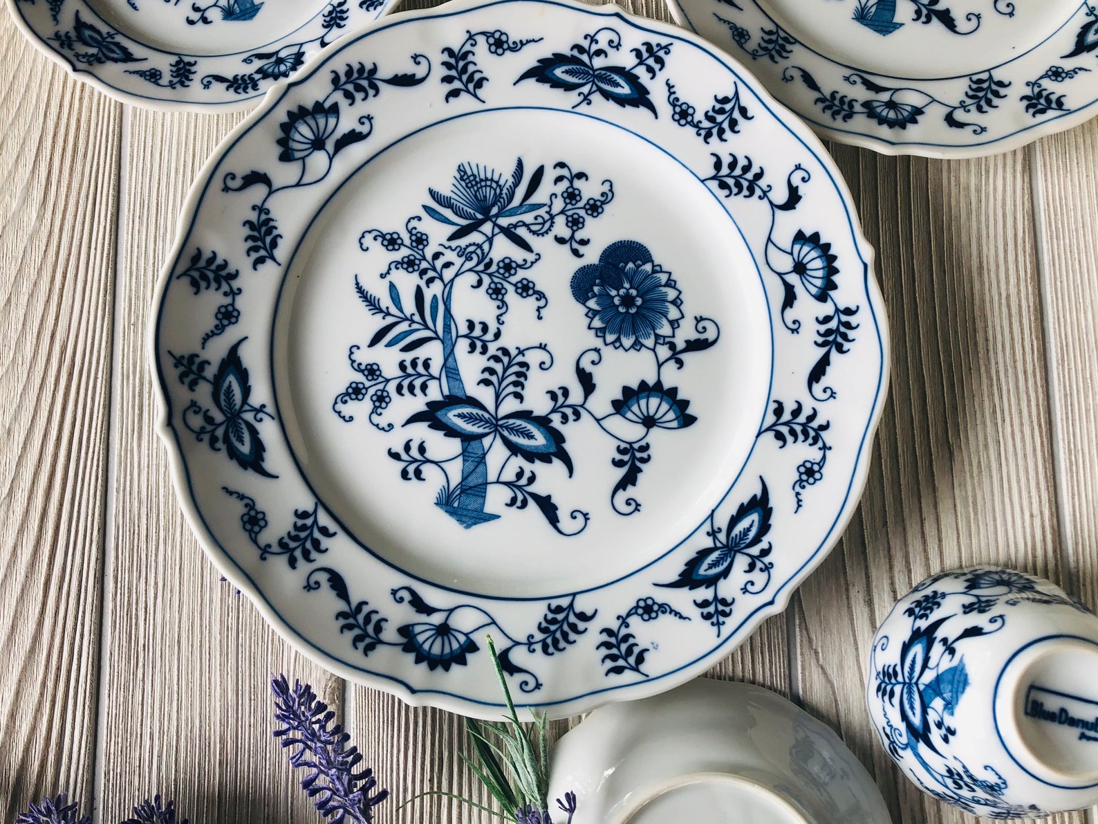 20 Pc Vintage Blue Danube Dinnerware Japan Blue Onion Dinner - Etsy