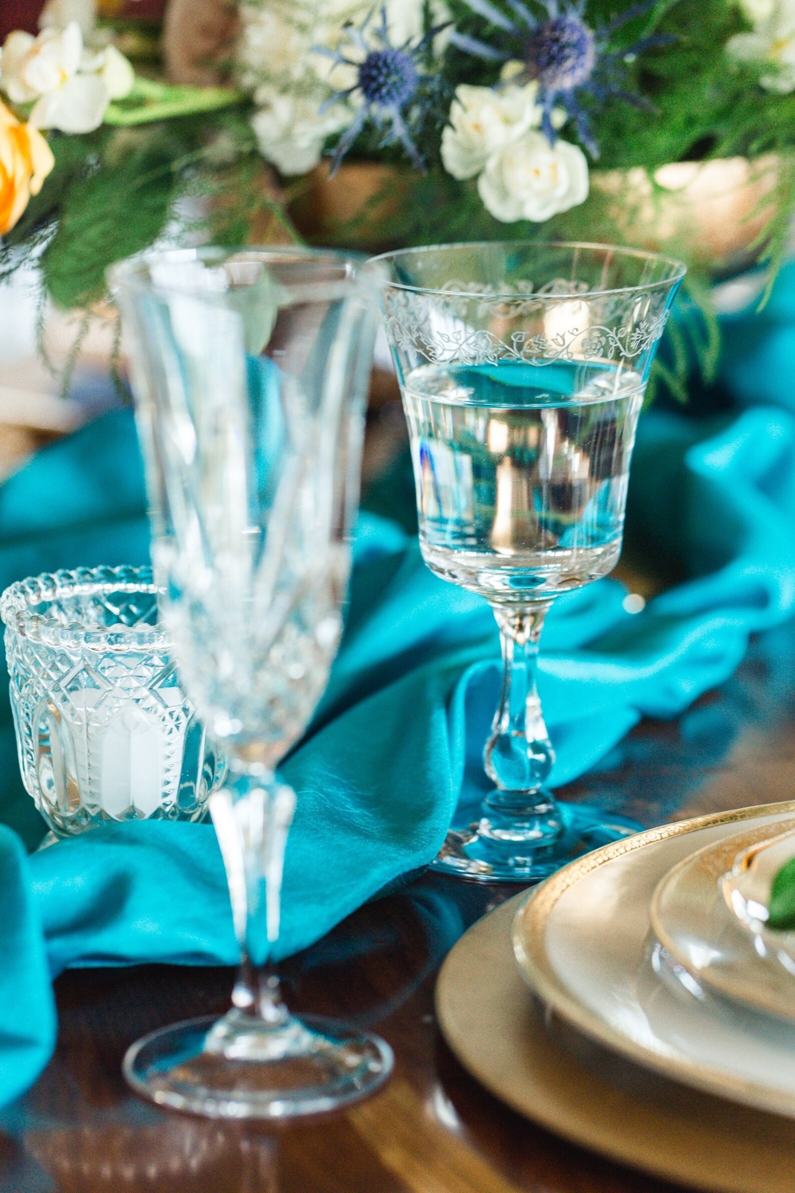 Vintage Fostoria Sentimental Water Goblets Vintage Crystal | Etsy