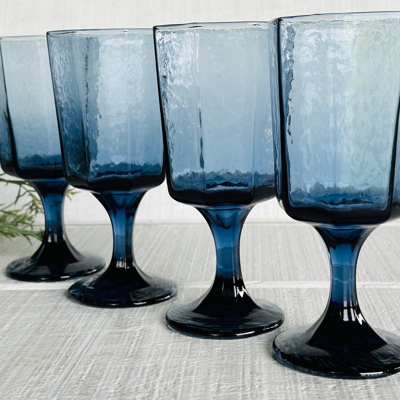 Blue Glassware - Etsy