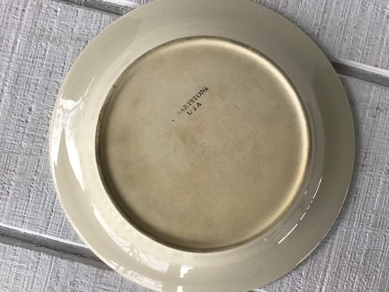 Vintage Ivy Plate Hartstone USA Potteries Dinner Plate Mid - Etsy