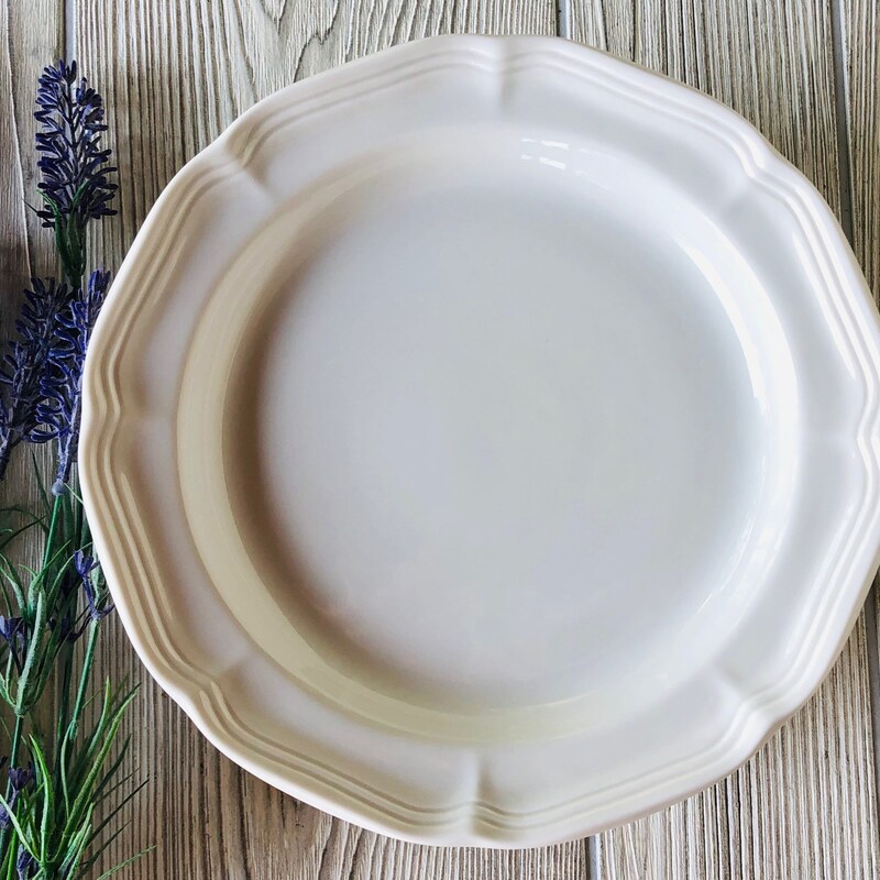 Scalloped Edge Plate - Etsy