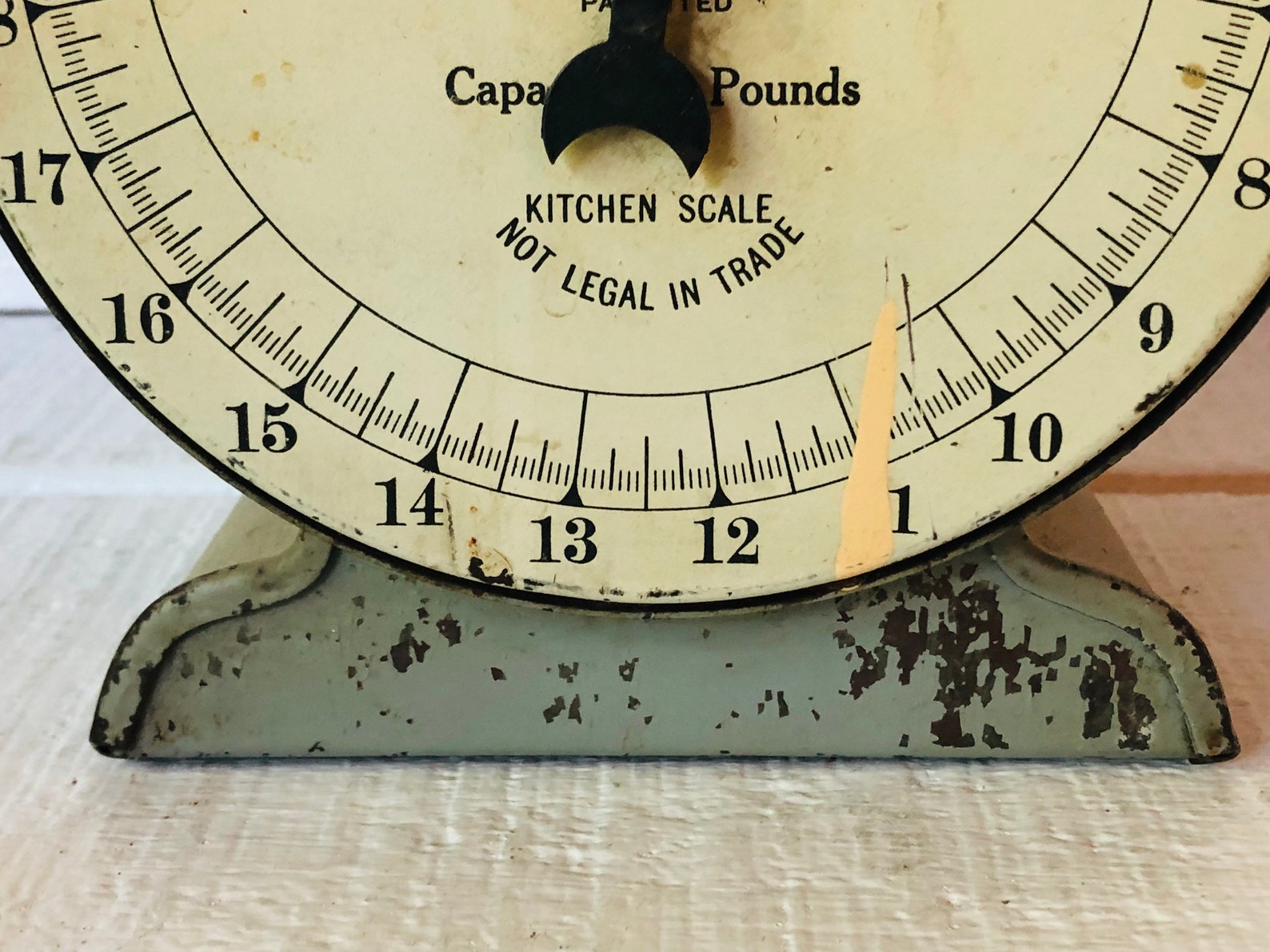 Antique Kitchen Scale 25 LB Kitchen Scale Shabby Chic French - Etsy