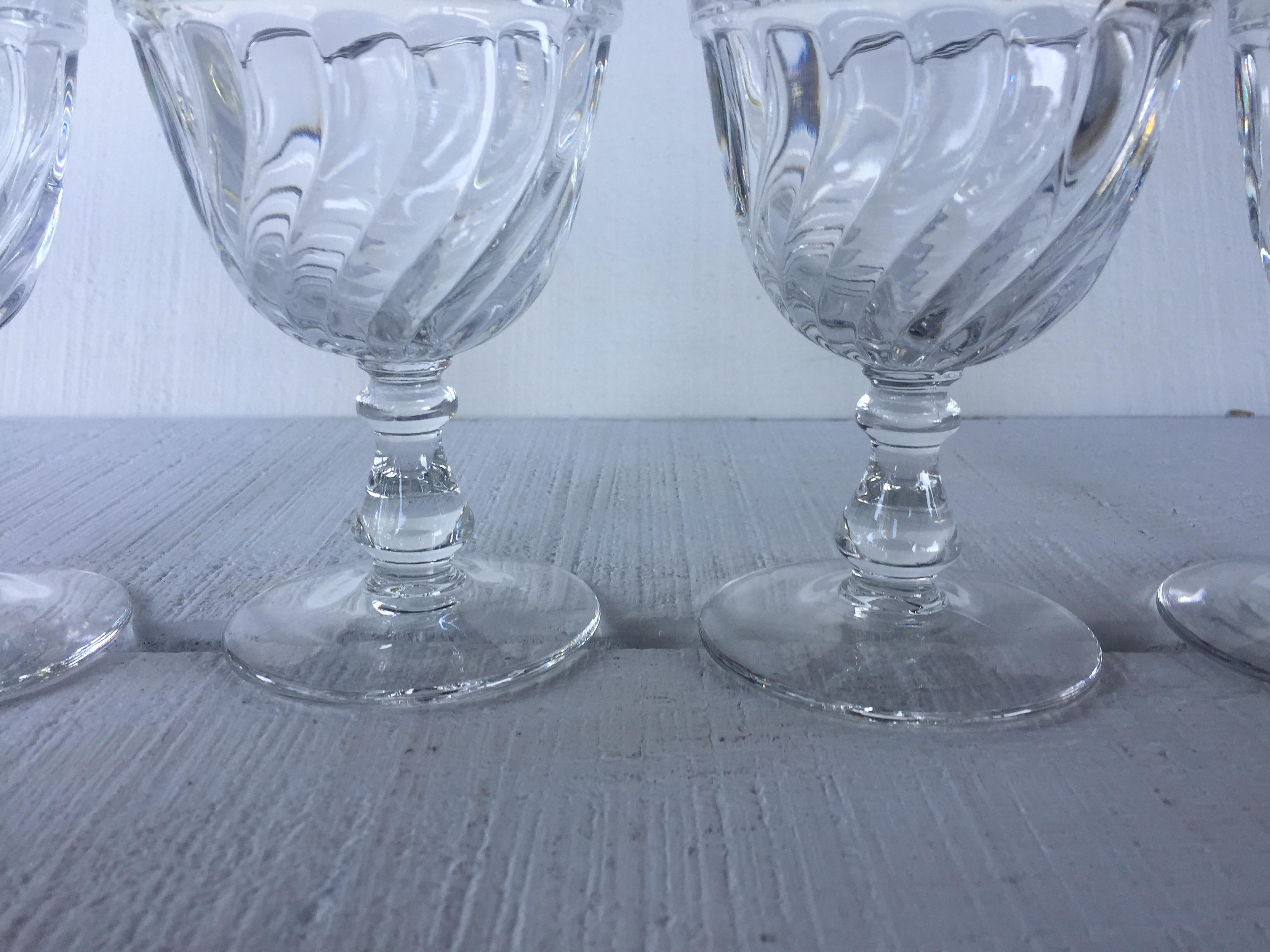 Fostoria Colony Clear Water Goblets Crystal Goblets Wedding | Etsy