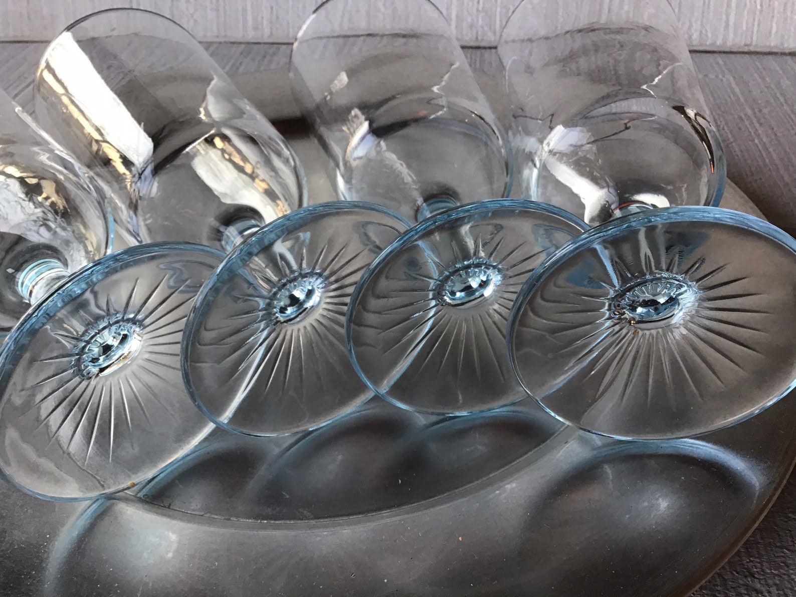 1960s Duz Detergent Glassware Light Blue Sapphire Star | Etsy