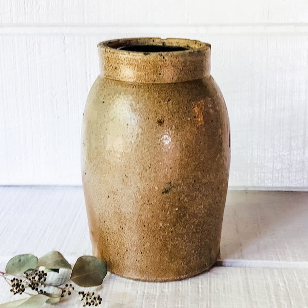 Primitive Crock - Etsy