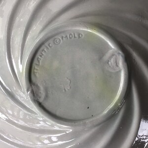 Vintage Atlantic Mold Swirl Bowl Pottery Bowl Ceramic Bowl Salad Bowl ...