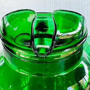 1970s Anchor Hocking Roly Poly Pitcher Dark Forest Green 96 Oz Ball ...